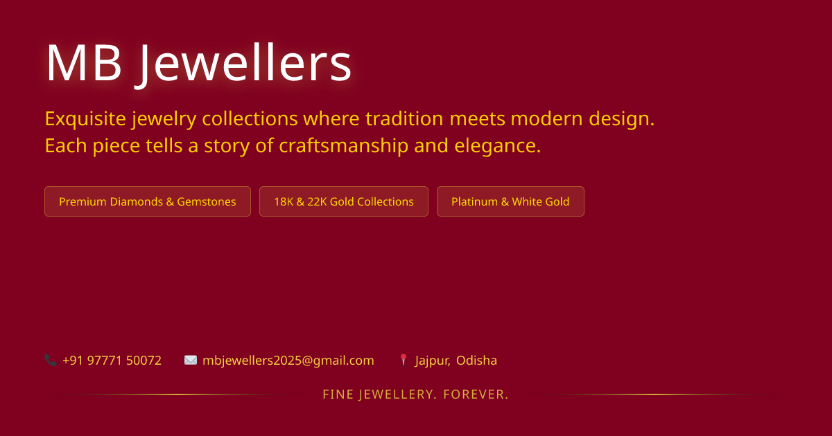 MB Jewellers - Timeless Elegance, Crafted to Perfection - MB Jewellers
